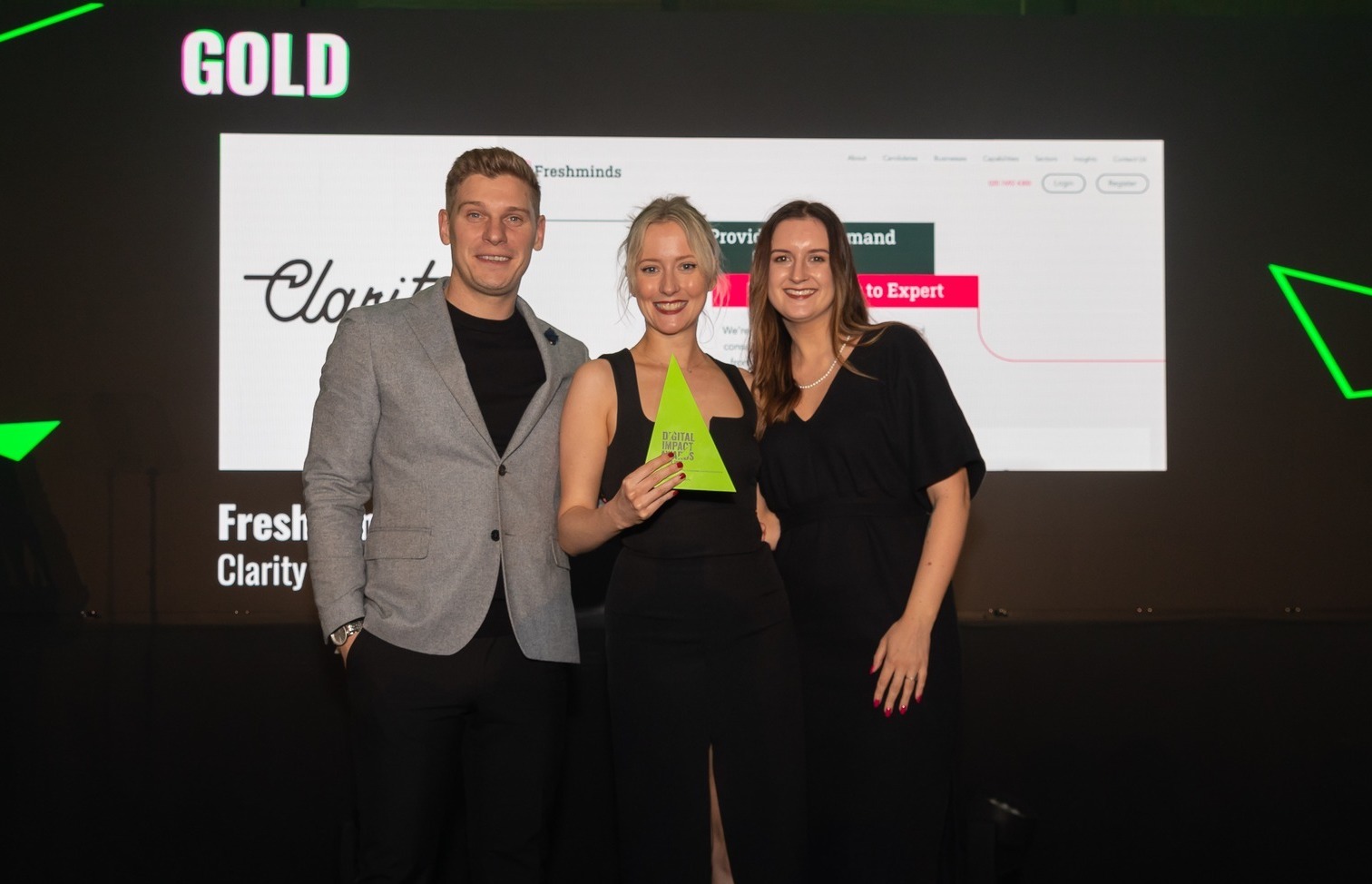 We won GOLD at the Digital Impact Awards! - Clarity Performance